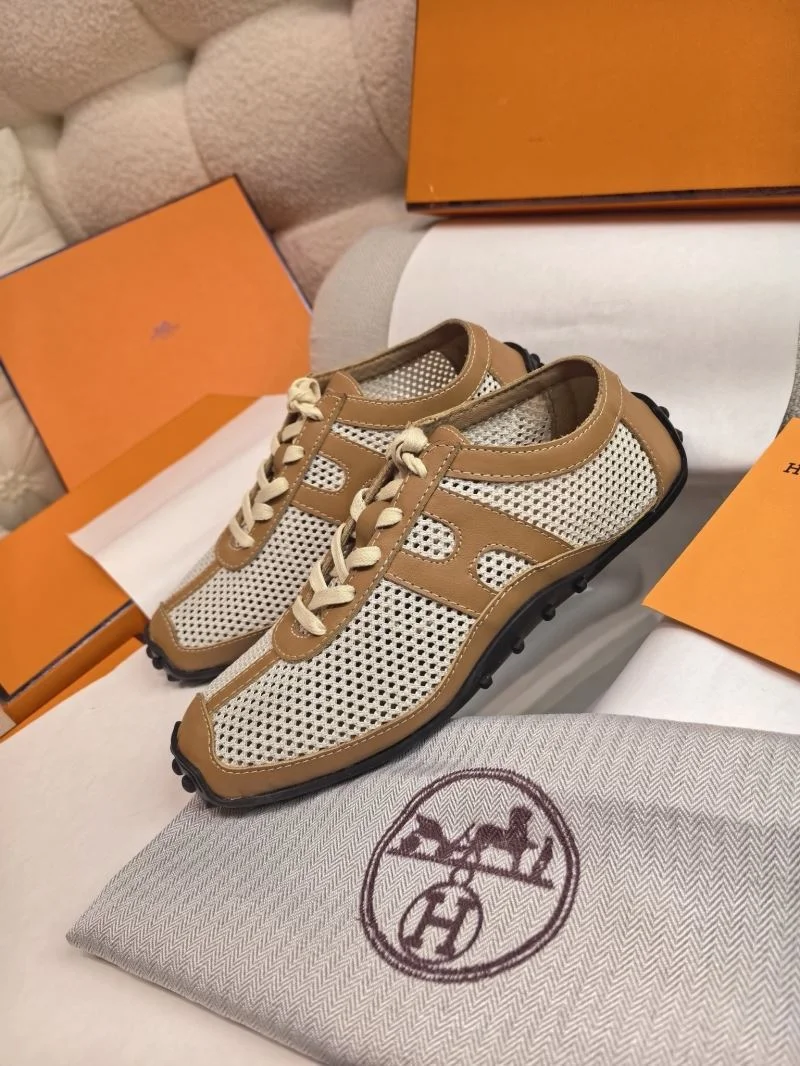 Exact replica Hermes Low Shoes