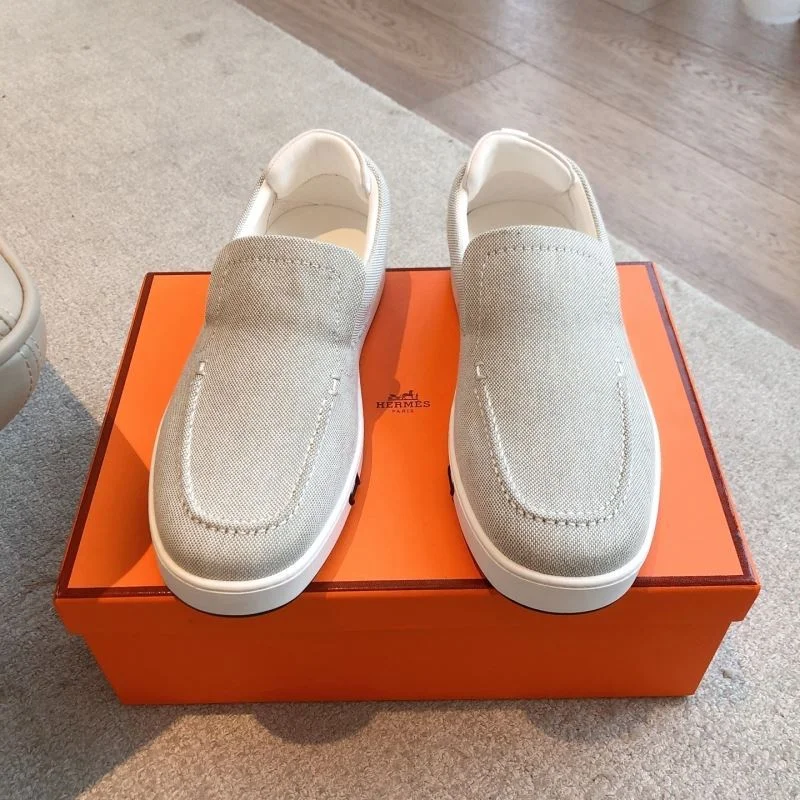 Brand-authenticated Hermes Low Shoes