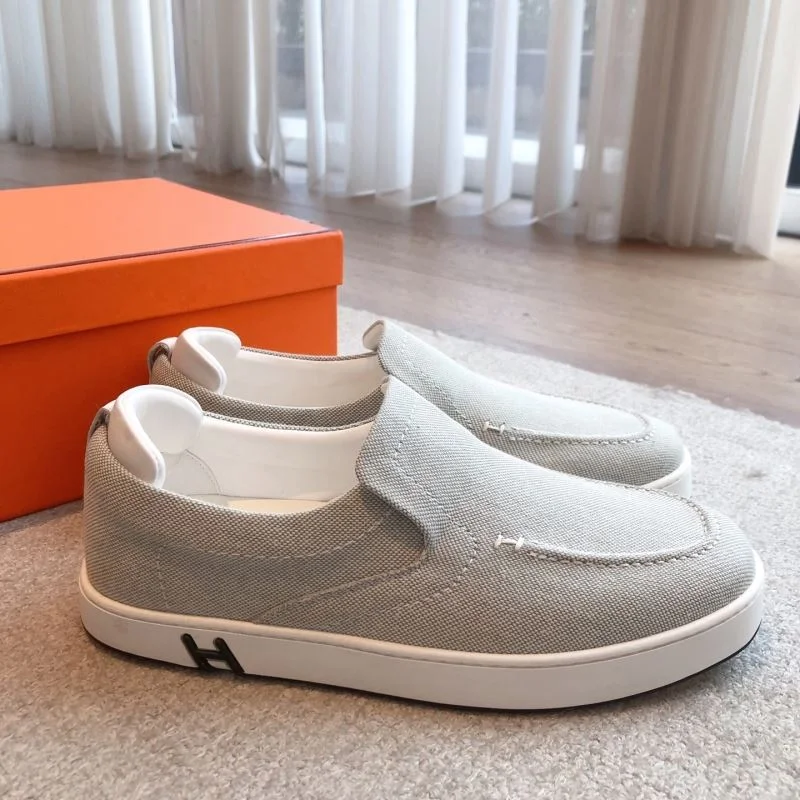 Brand-authenticated Hermes Low Shoes