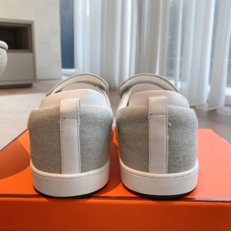 Brand-authenticated Hermes Low Shoes