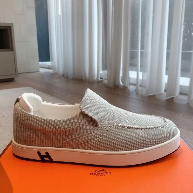 Brand-authenticated Hermes Low Shoes