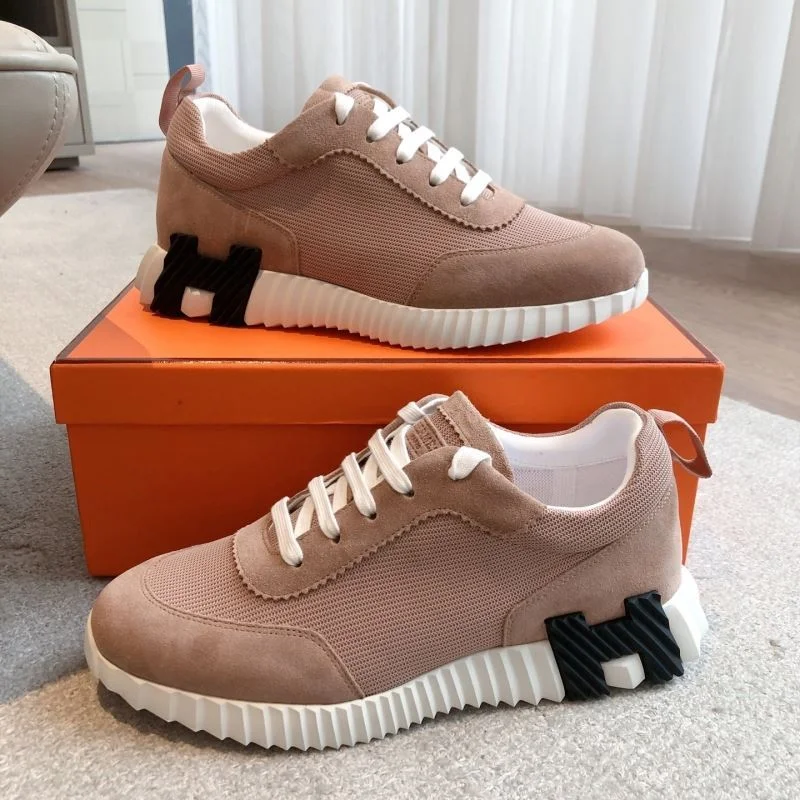 Brand-authenticated Hermes Low Shoes