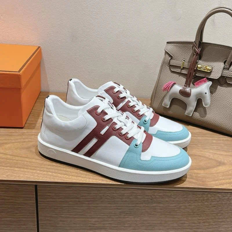 Exact replica Hermes Low Shoes