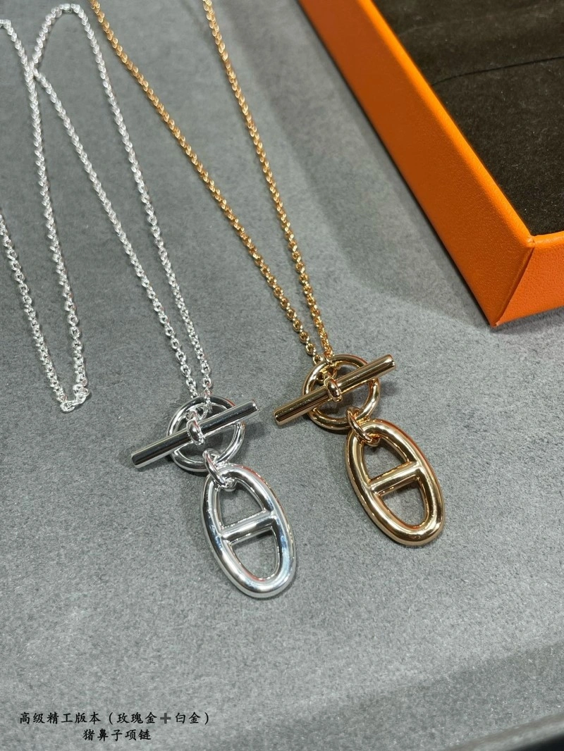 Brand-authenticated Hermes Necklaces
