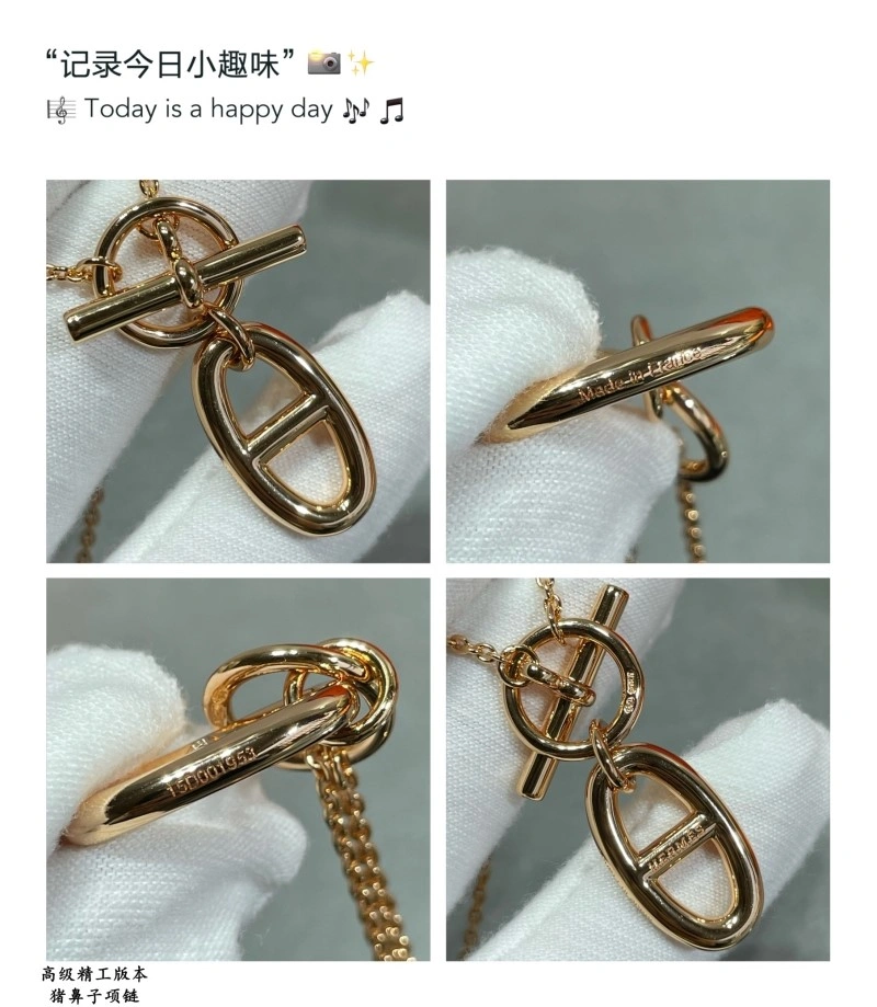 Brand-authenticated Hermes Necklaces
