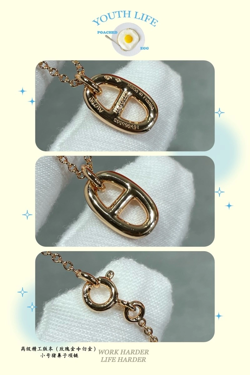Brand-authenticated Hermes Necklaces