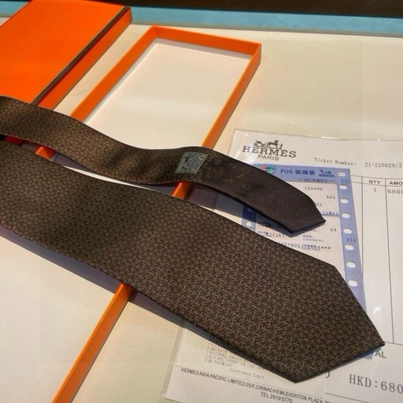 Brand-original Hermes Neckties