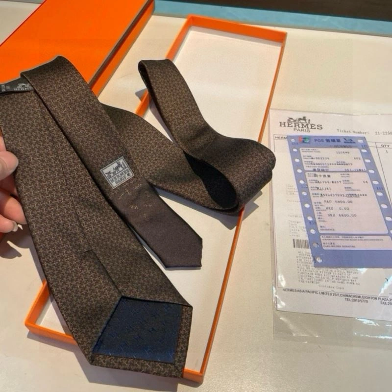 Brand-original Hermes Neckties
