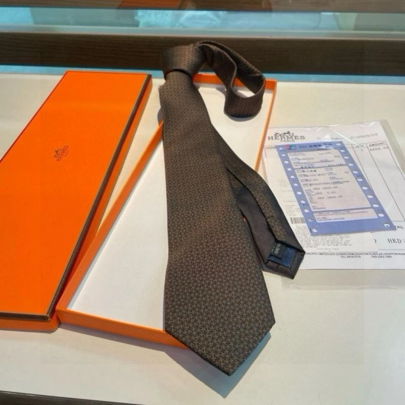 Brand-original Hermes Neckties