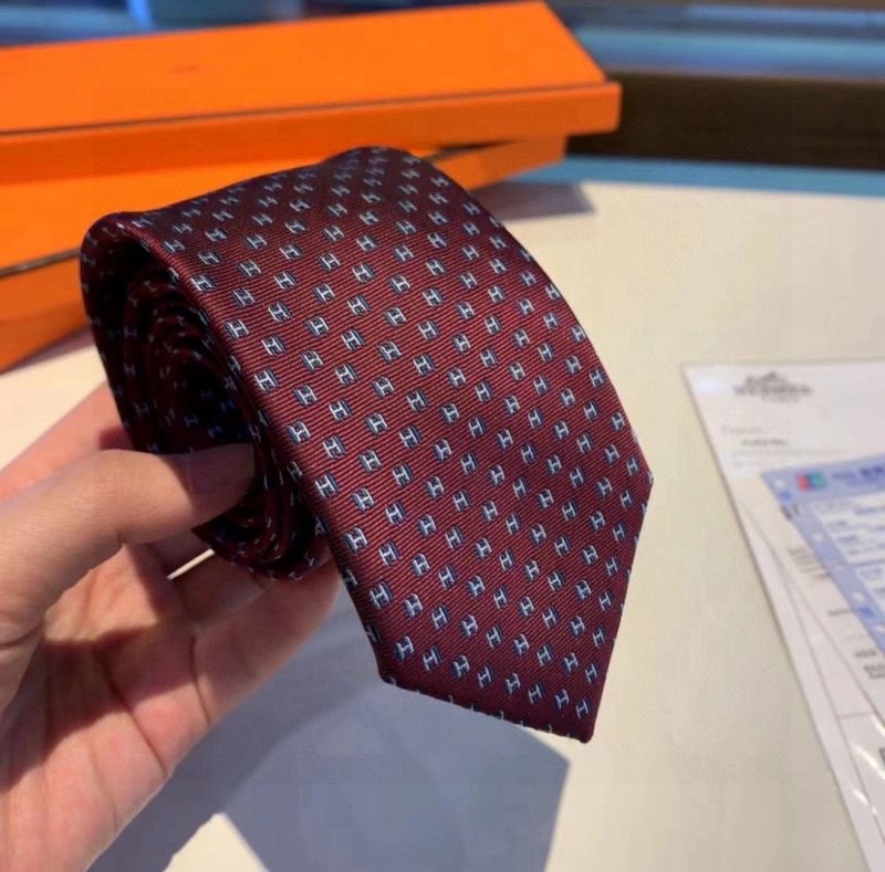 Brand-authenticated Hermes Neckties