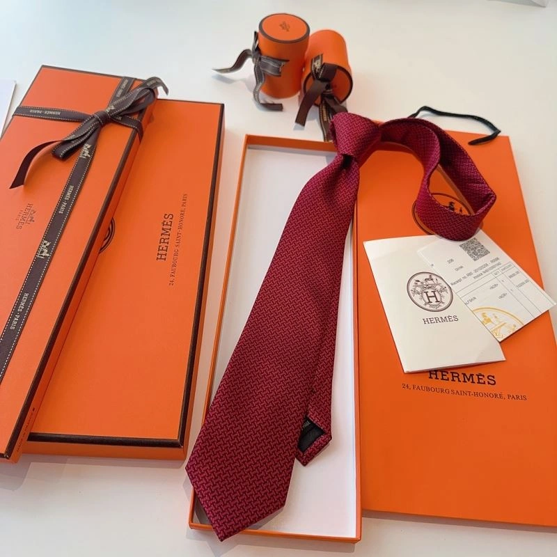 Brand-authenticated Hermes Neckties