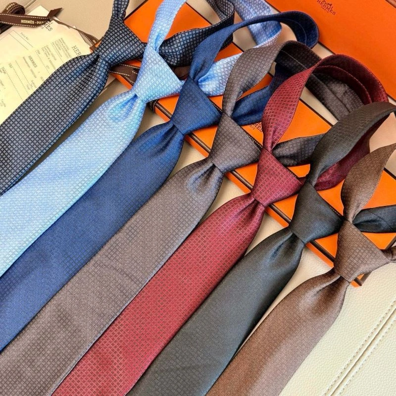Brand-authenticated Hermes Neckties