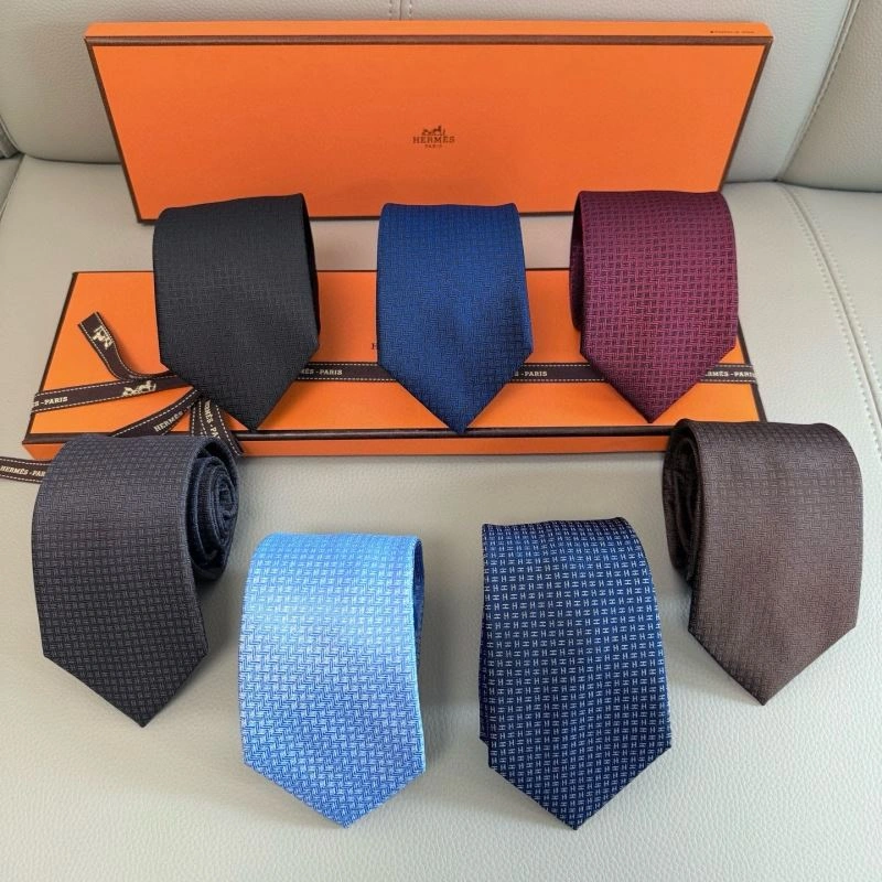Brand-authenticated Hermes Neckties