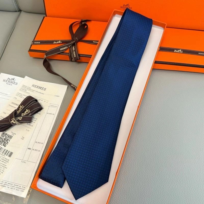 Brand-authenticated Hermes Neckties