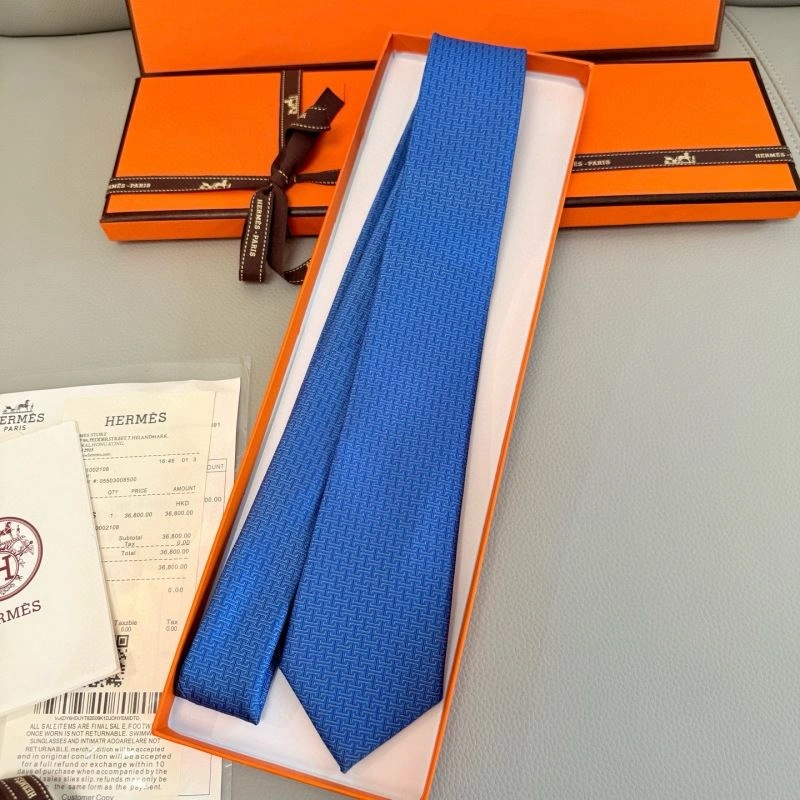 Brand-authenticated Hermes Neckties