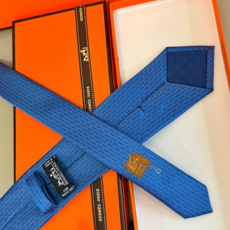 Brand-authenticated Hermes Neckties