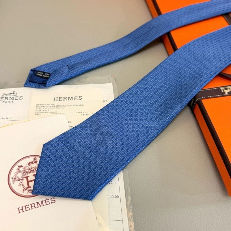 Brand-authenticated Hermes Neckties