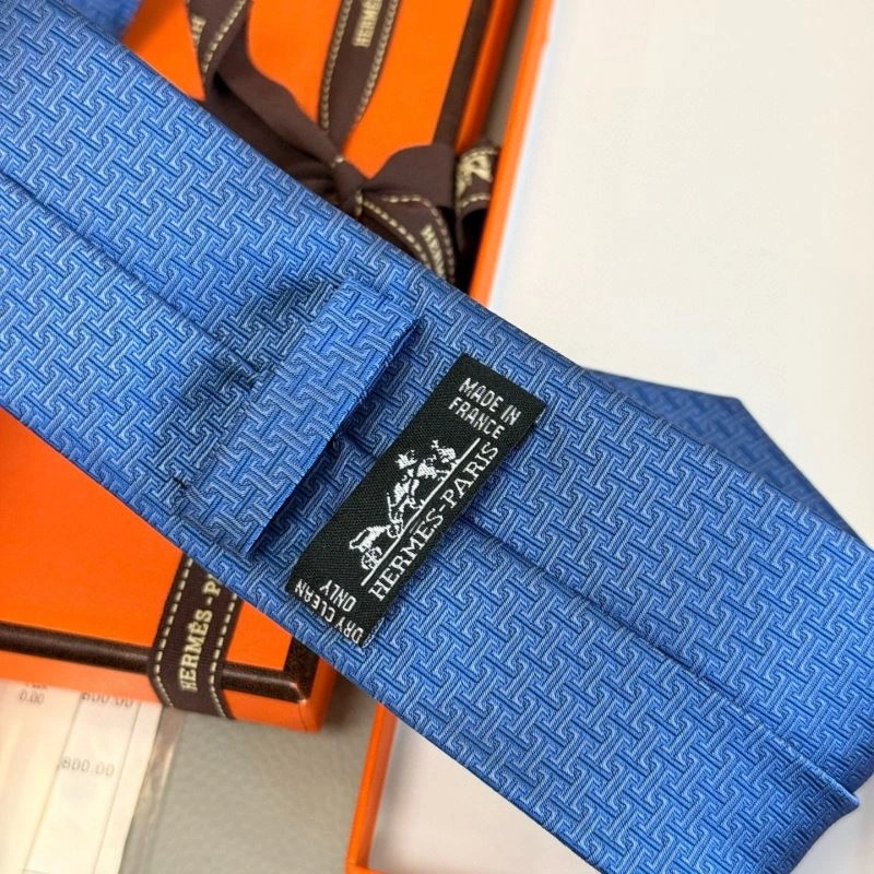 Brand-authenticated Hermes Neckties
