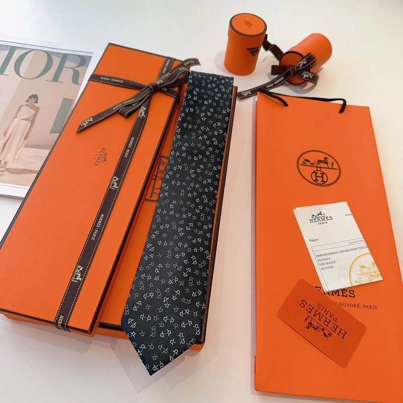 Brand-original Hermes Neckties
