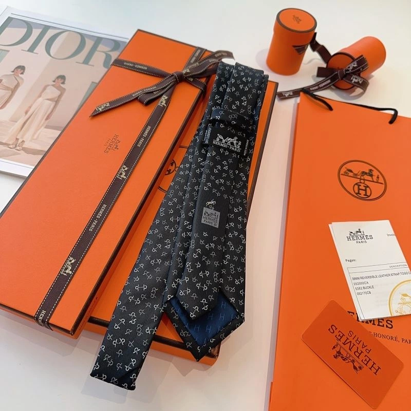 Brand-original Hermes Neckties