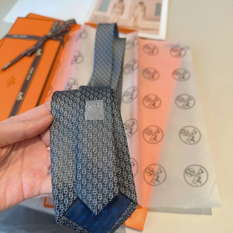 Factory-made Hermes Neckties