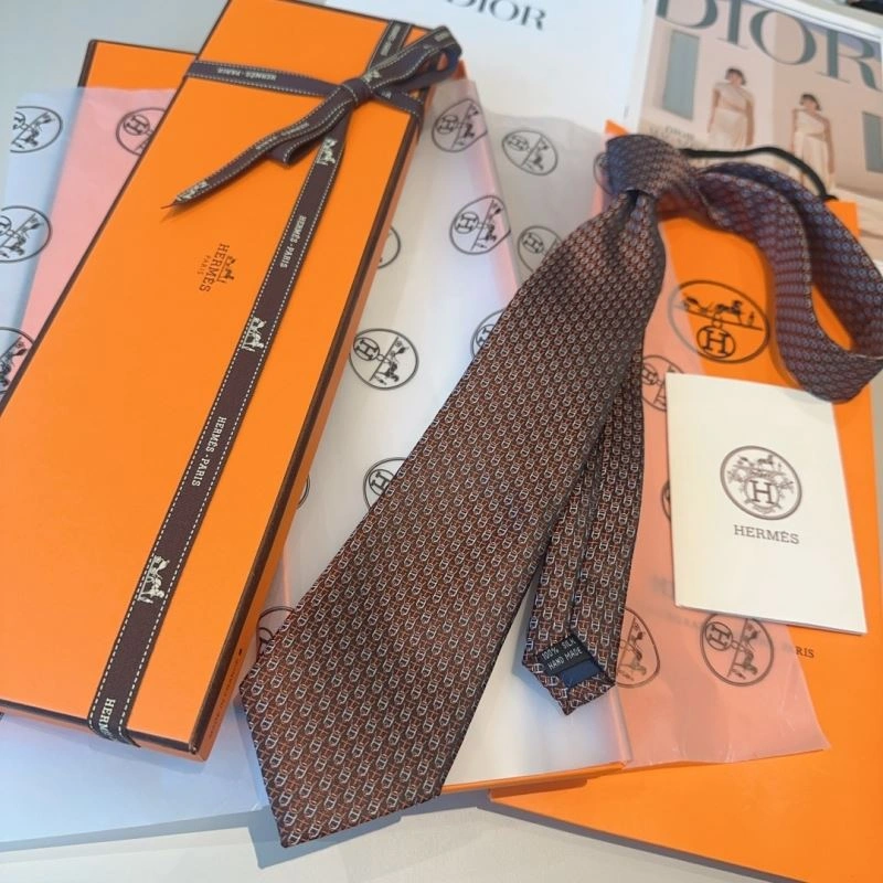 Brand-original Hermes Neckties