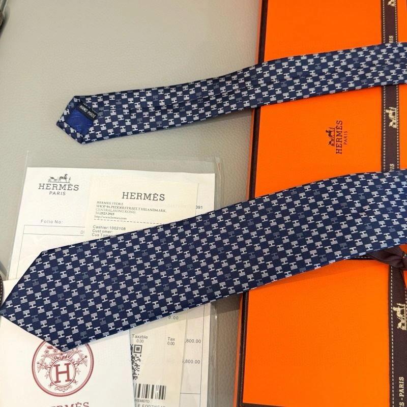 Brand-original Hermes Neckties