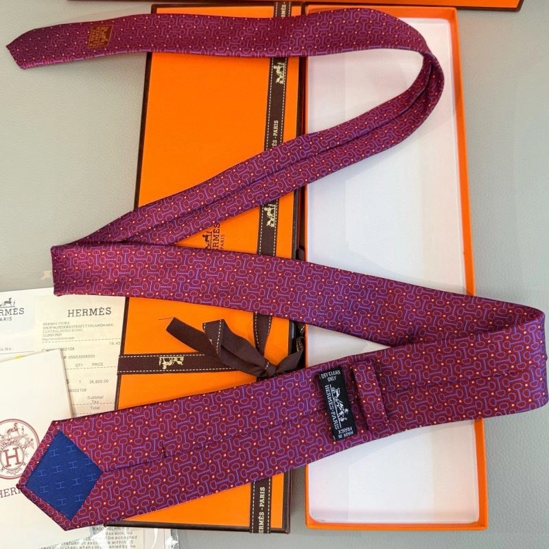 Exact replica Hermes Neckties