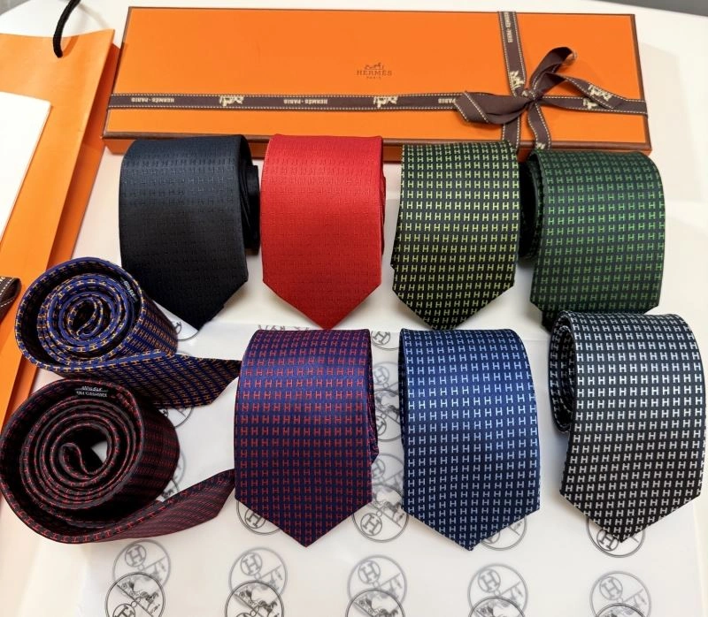 Brand-authenticated Hermes Neckties