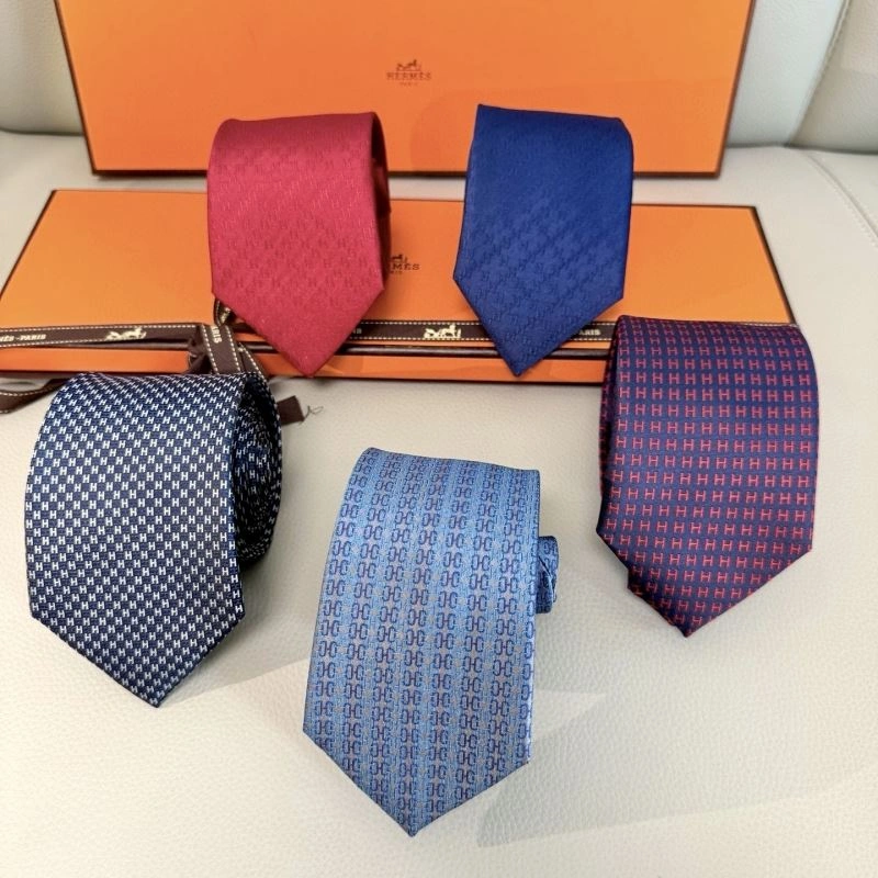 Brand-authenticated Hermes Neckties