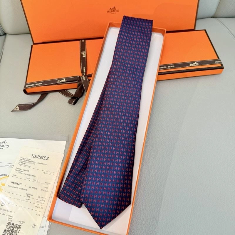 Brand-authenticated Hermes Neckties