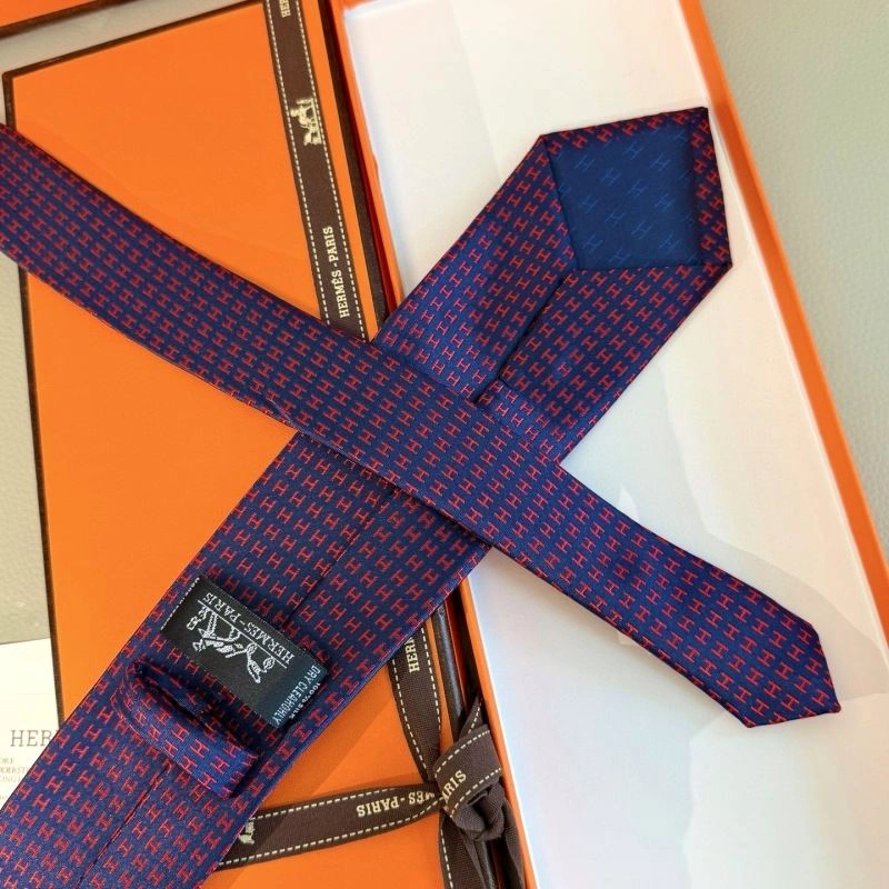 Brand-authenticated Hermes Neckties