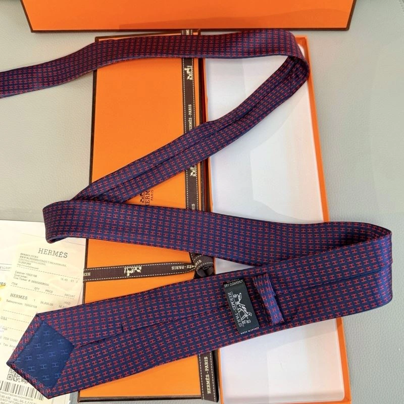Brand-authenticated Hermes Neckties