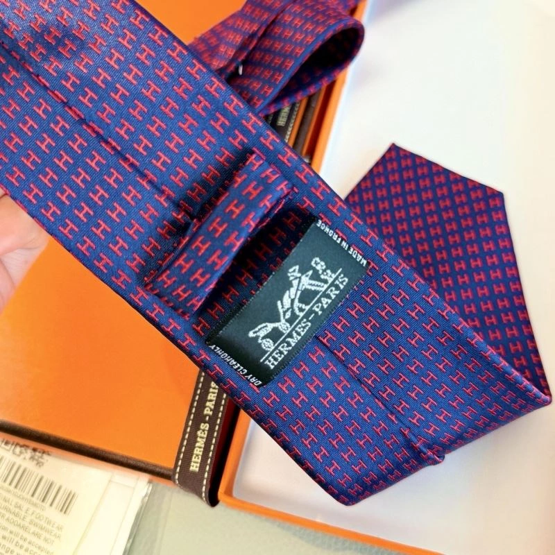 Brand-authenticated Hermes Neckties