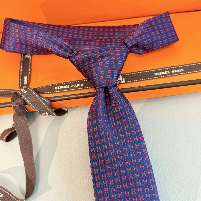 Brand-authenticated Hermes Neckties
