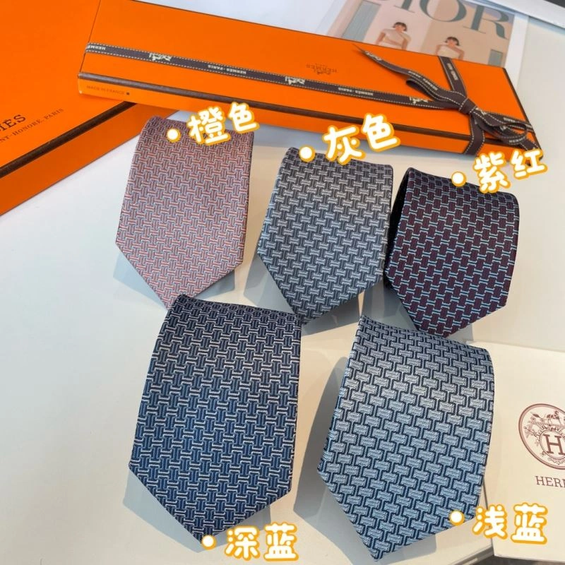 Brand-authenticated Hermes Neckties