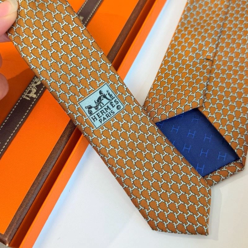 Brand-authenticated Hermes Neckties