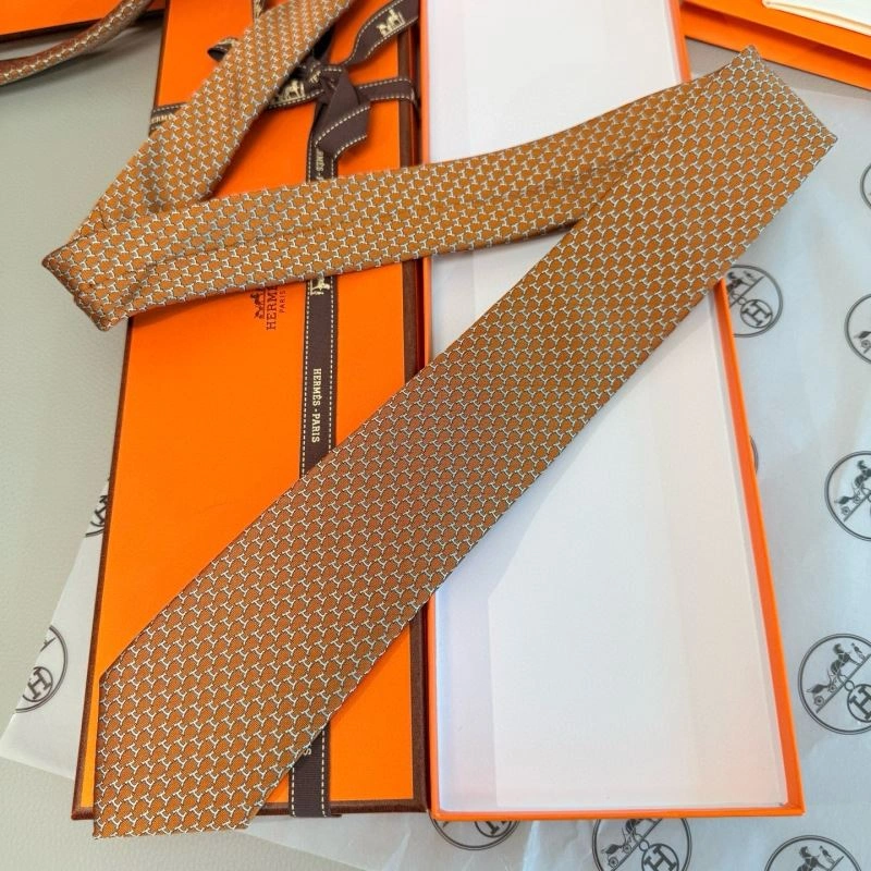 Brand-authenticated Hermes Neckties
