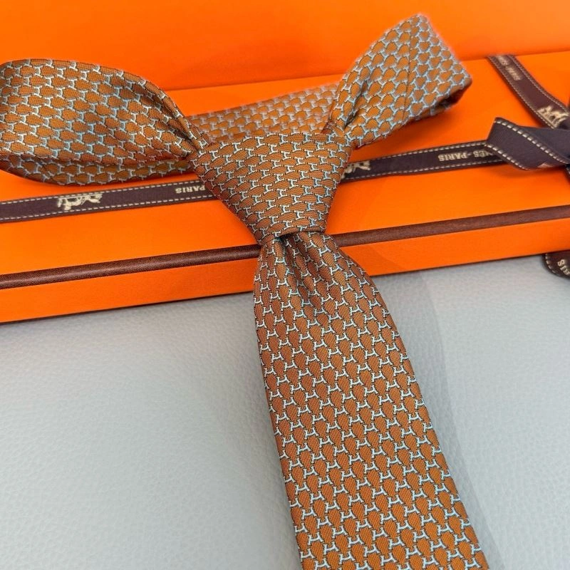 Brand-authenticated Hermes Neckties