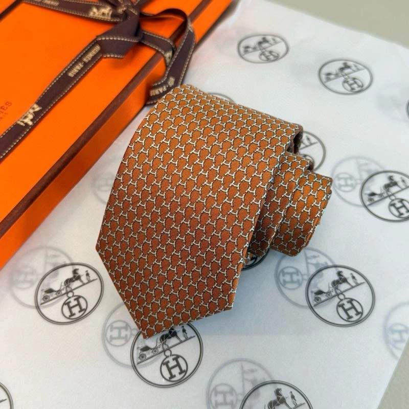 Brand-authenticated Hermes Neckties