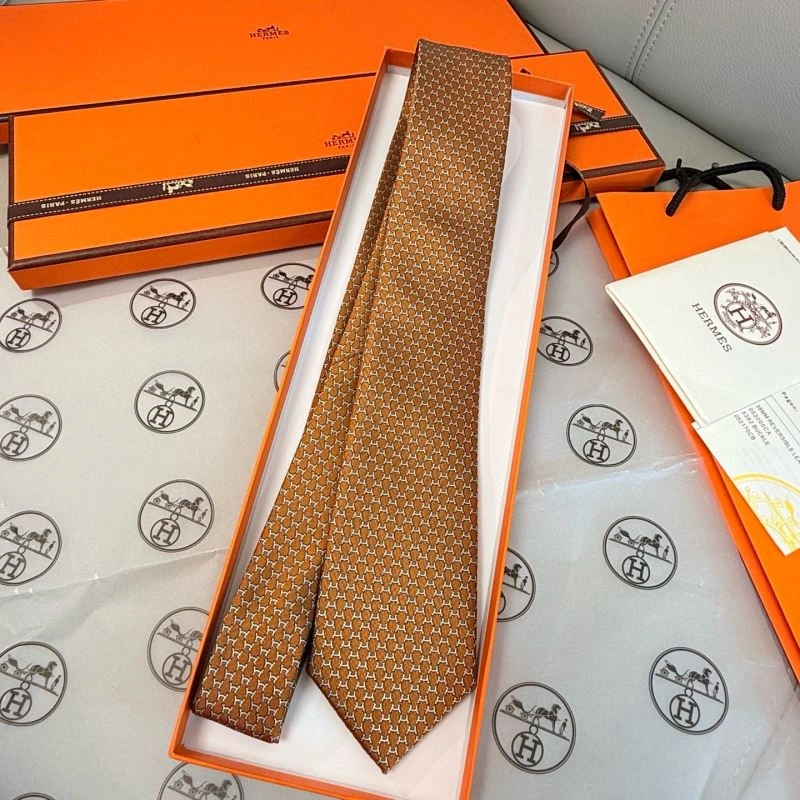 Brand-authenticated Hermes Neckties
