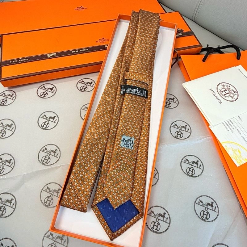Brand-authenticated Hermes Neckties