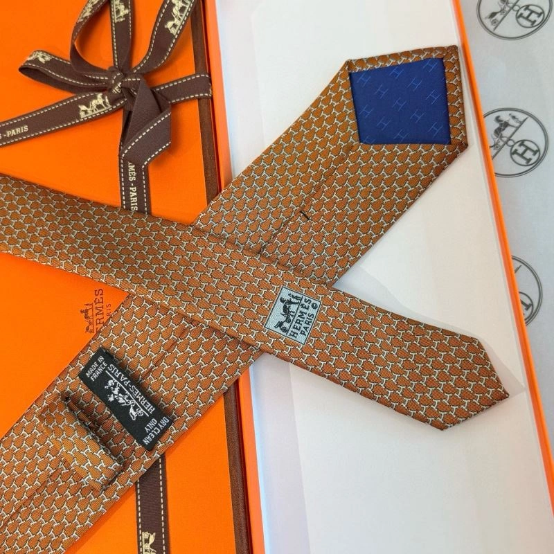 Brand-authenticated Hermes Neckties