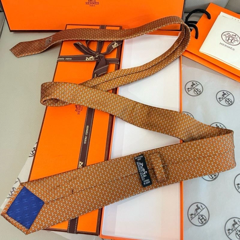 Brand-authenticated Hermes Neckties