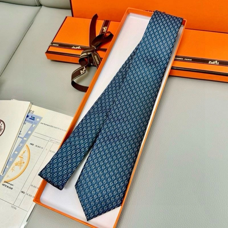 Factory-made Hermes Neckties