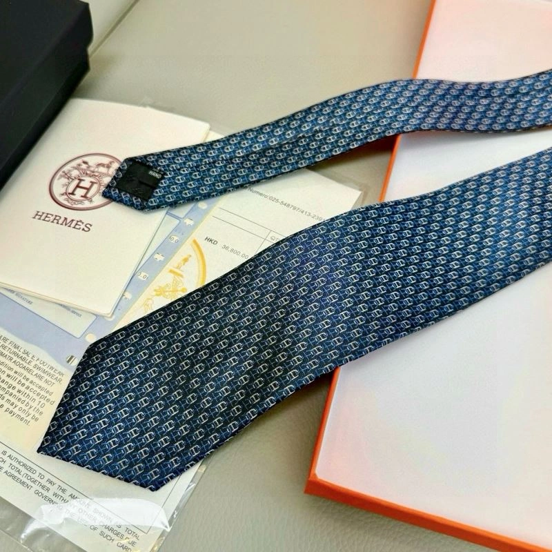 Factory-made Hermes Neckties