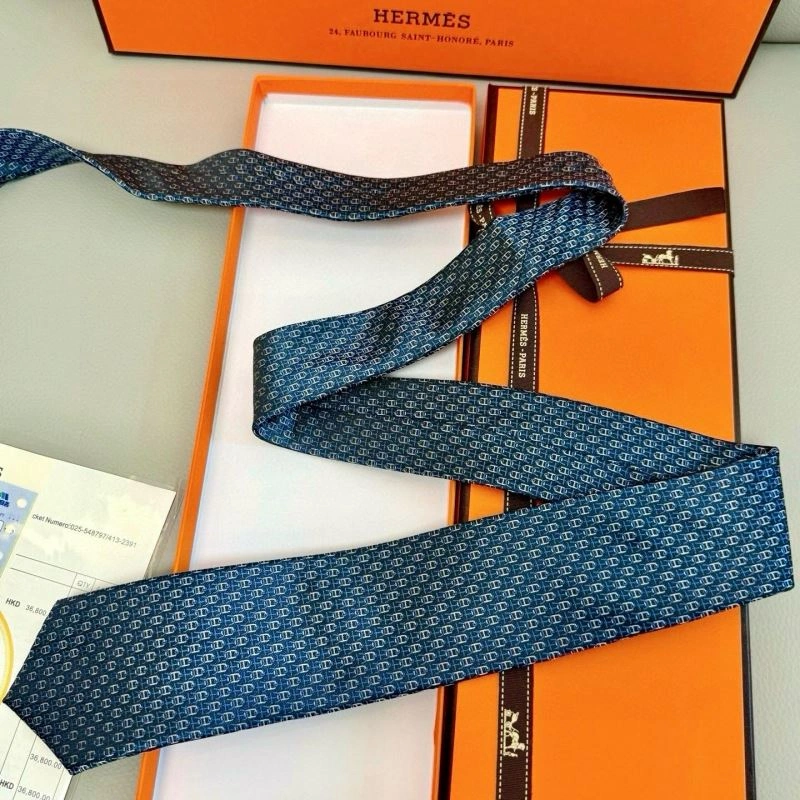 Factory-made Hermes Neckties