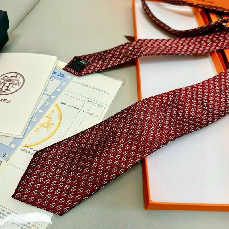 Factory-made Hermes Neckties
