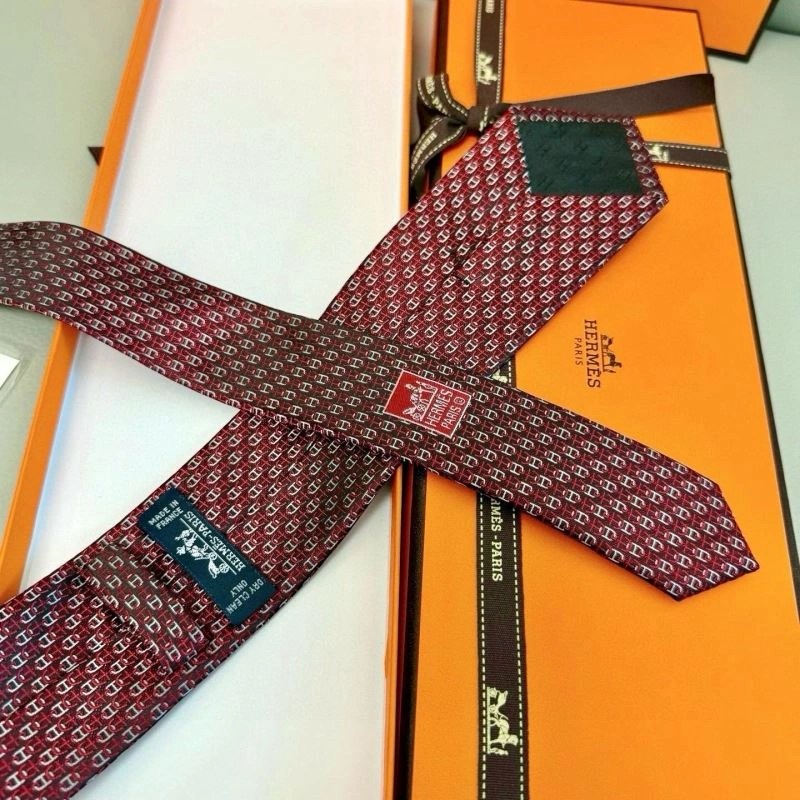 Factory-made Hermes Neckties