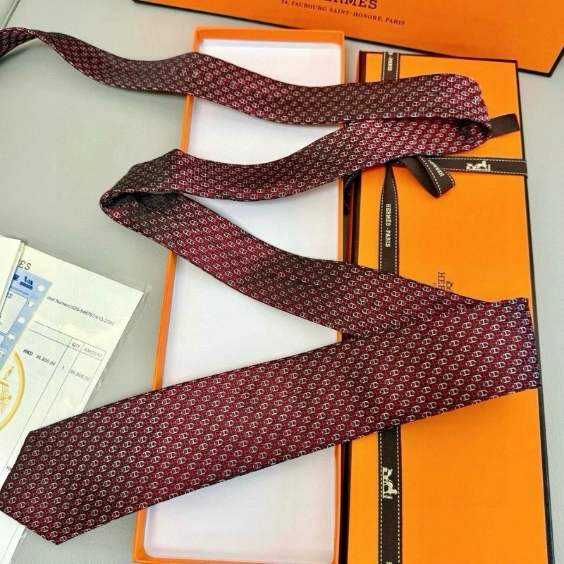 Factory-made Hermes Neckties
